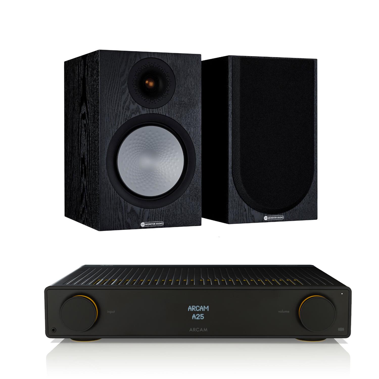 Sevenoaks Sound and Vision - Arcam A25 Amplifier Monitor Audio Silver 100 7G Speakers