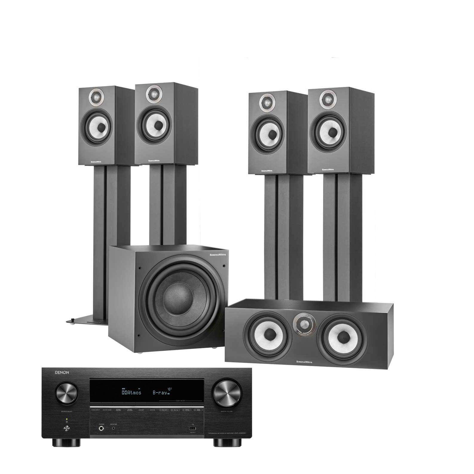 Sevenoaks Sound and Vision - Denon AVC X3800H AV Receiver Bowers & Wilkins 607 S3 5 1 AV Speaker ...