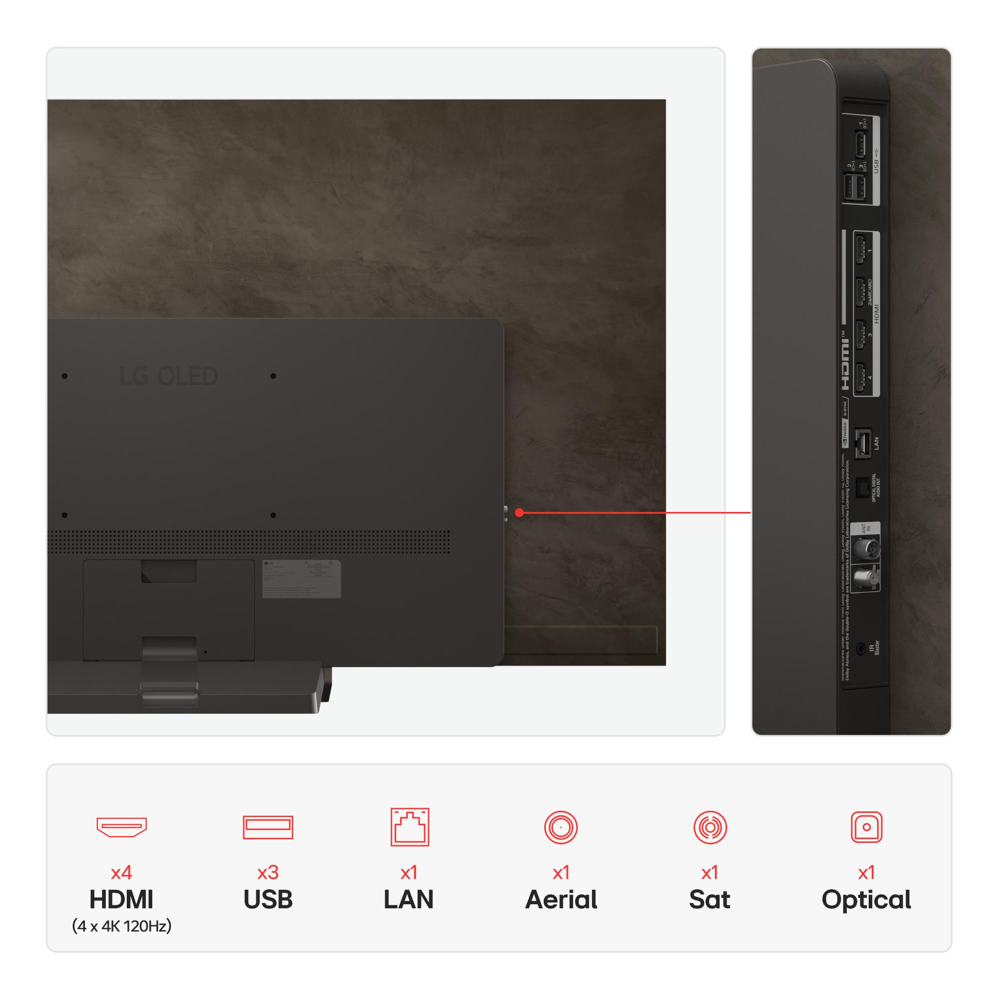 LG C5 Series OLED65C56LB 65" 4K OLED evo AI Smart TV | Sevenoaks Sound and Vision