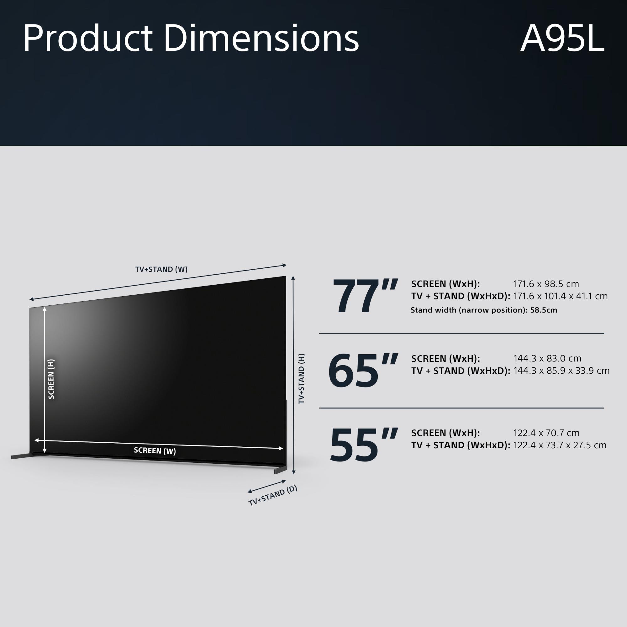 Sony XR77A95L | XR-77A95L | Bravia XR | QD-OLED | 4K Ultra HD | HDR ...